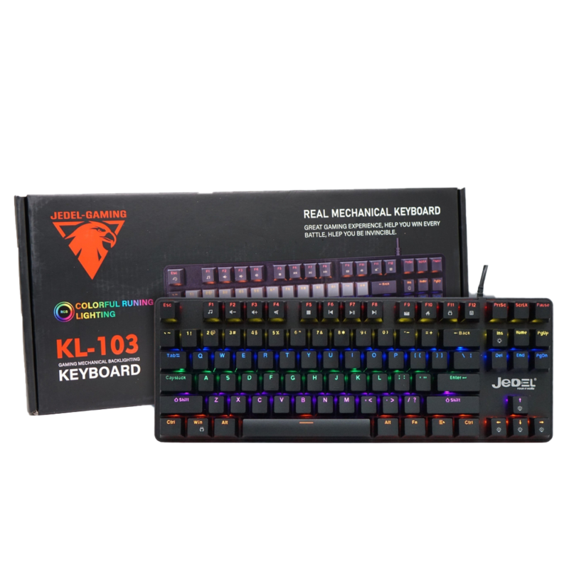 JEDEL KL-103 Mechanical RGB 80% | Gaming - LV4Tech
